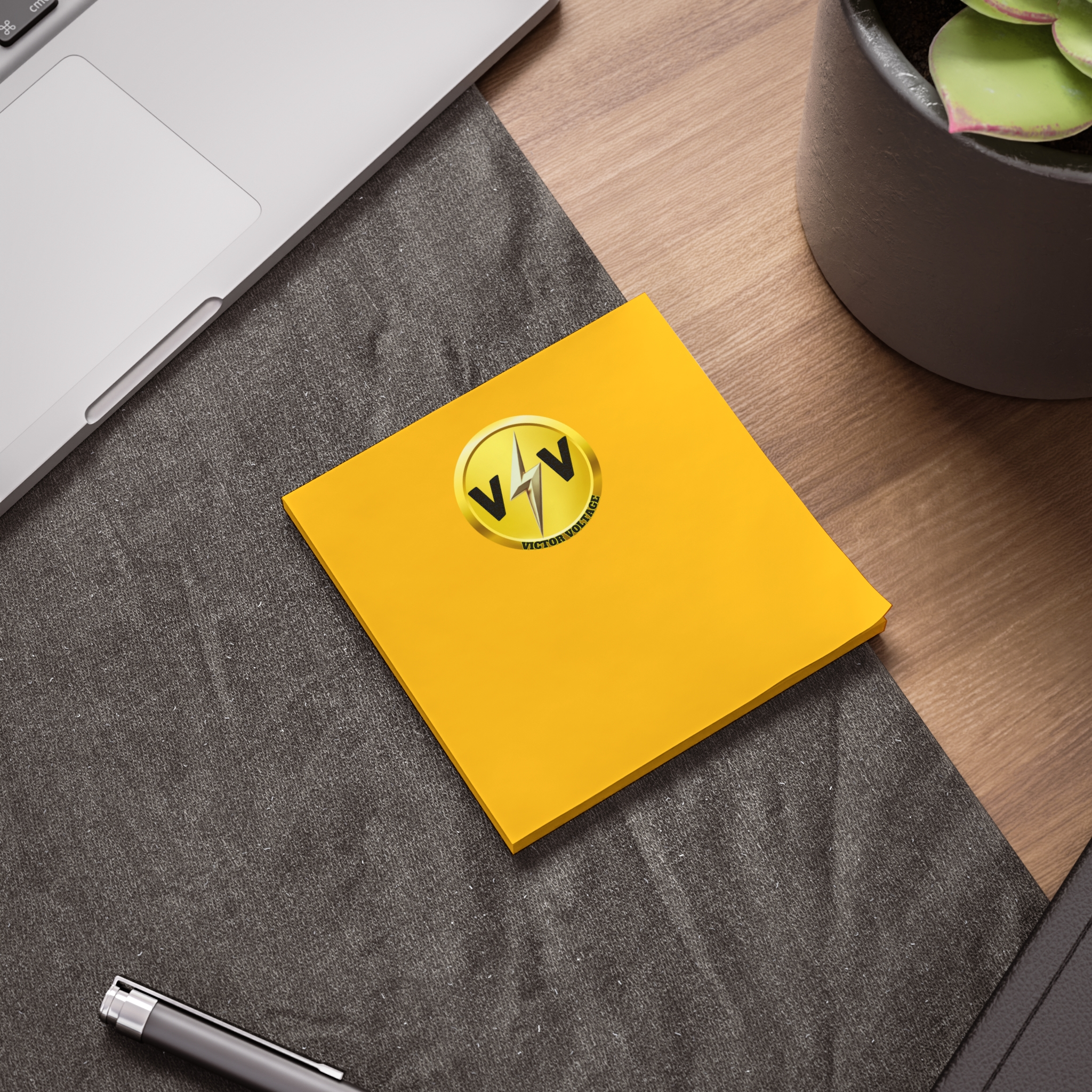 Brand: Victor Voltage™ Post-it® Note Pads - Voltage Swag